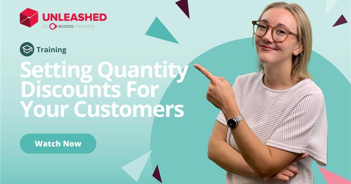 Quantity Discounts - Unleashed Software