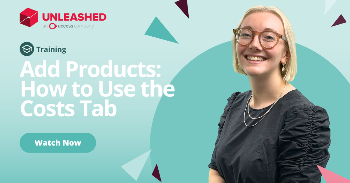 Add Products - How to use the Costs Tab